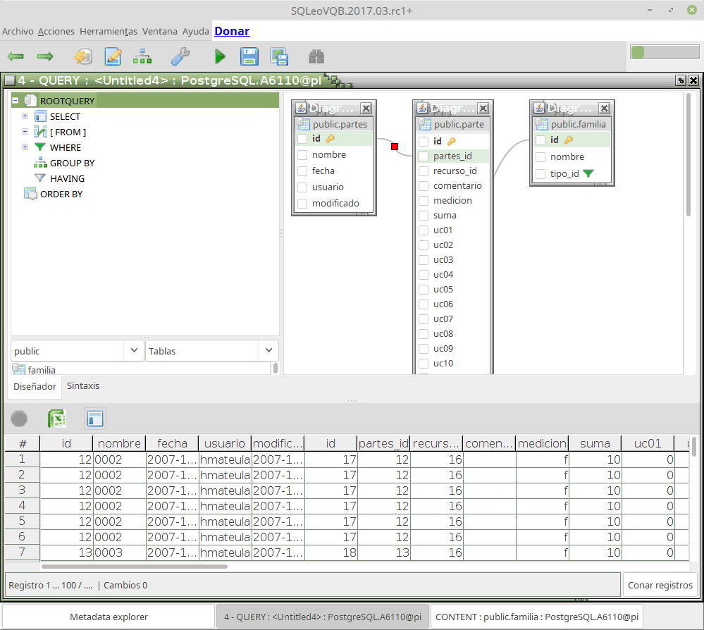 SQLeo un editor visual de consultas SQL multiplataforma - atareao con Linux