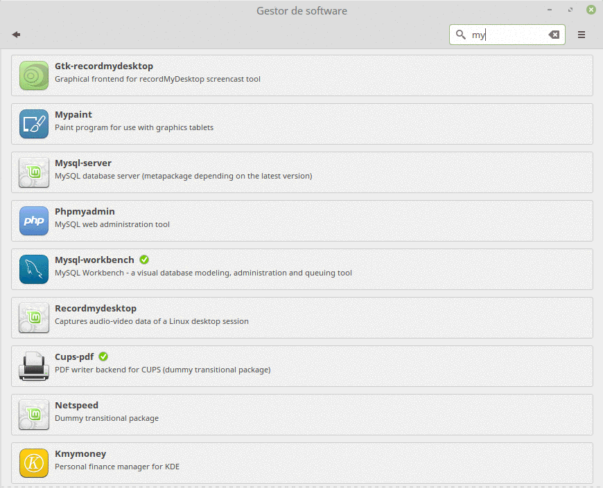 Instalar software en Linux Mint