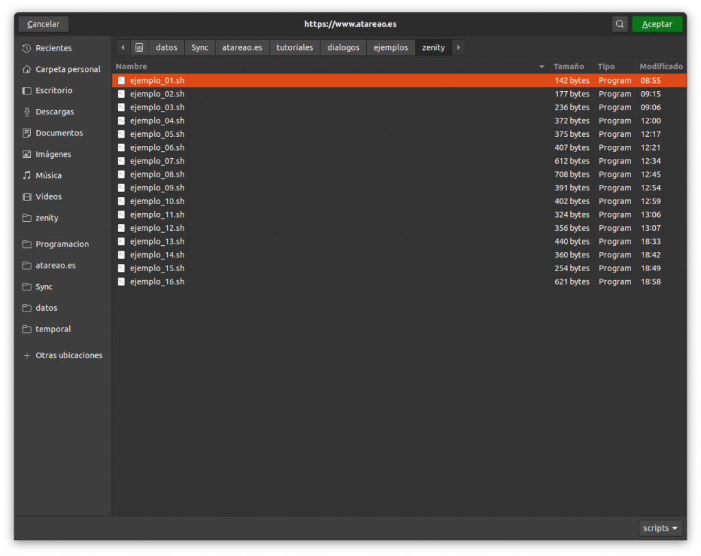 Zenity, diálogos para GNOME , Cinnamon, MATE… - atareao con Linux