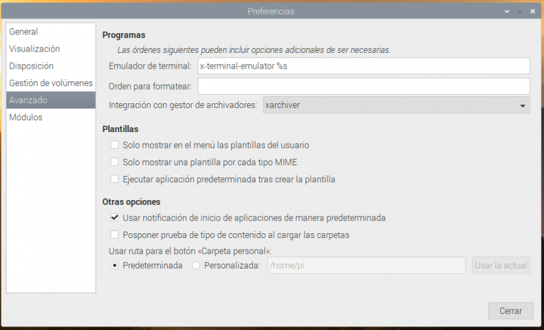 El gestor de archivos de Raspberry Pi OS - atareao con Linux