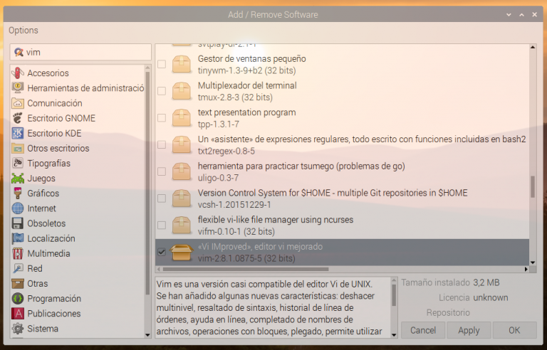 Instalar aplicaciones en Raspberry Pi OS - atareao con Linux